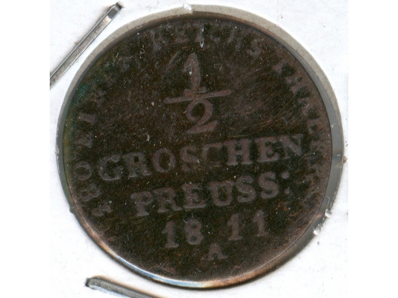 Nemacka 1-2 GROSCHEN Preuss Brandenburg 1811