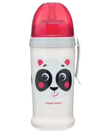 Canpol babies Šolja sa slamčicom Hello little, 350ml