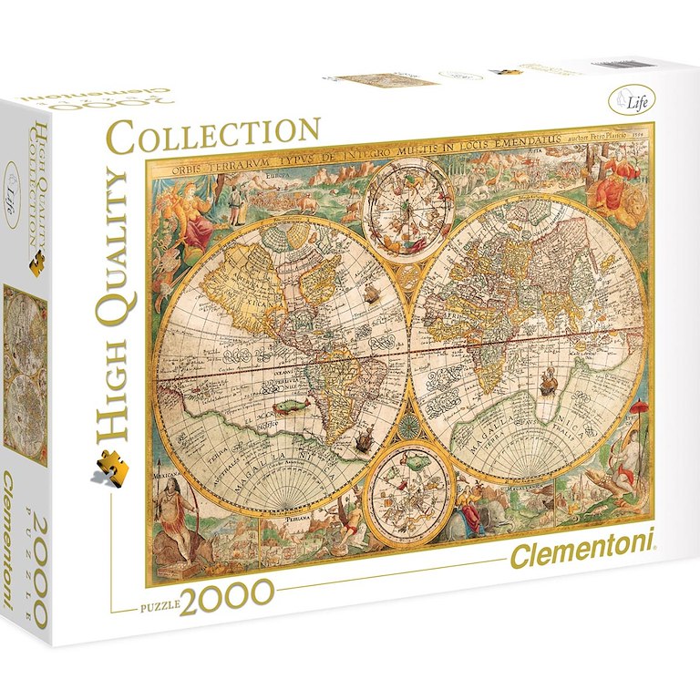 Clementoni Puzzla 2000pcs Ancient Map 32557