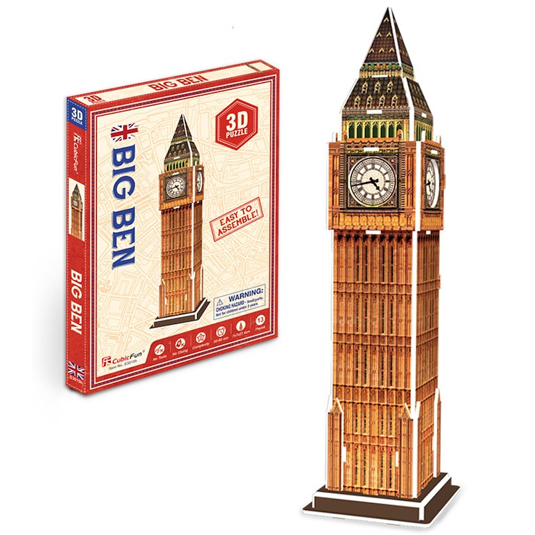 CubicFun 3D Puzzle Big Ben 13pcs CBF230159