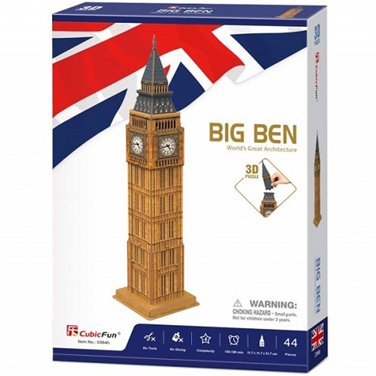 CubicFun 3D Puzzle Big Ben 44pcs C094/CBF200947