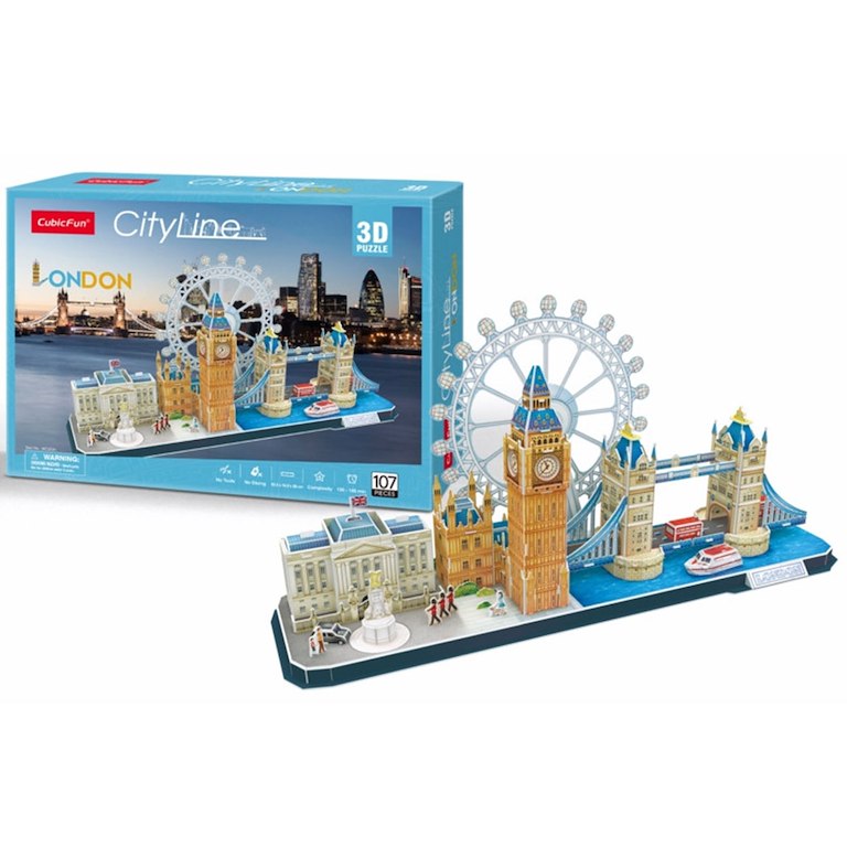 CubicFun 3D Puzzle City Line London 107pcs CBF202538