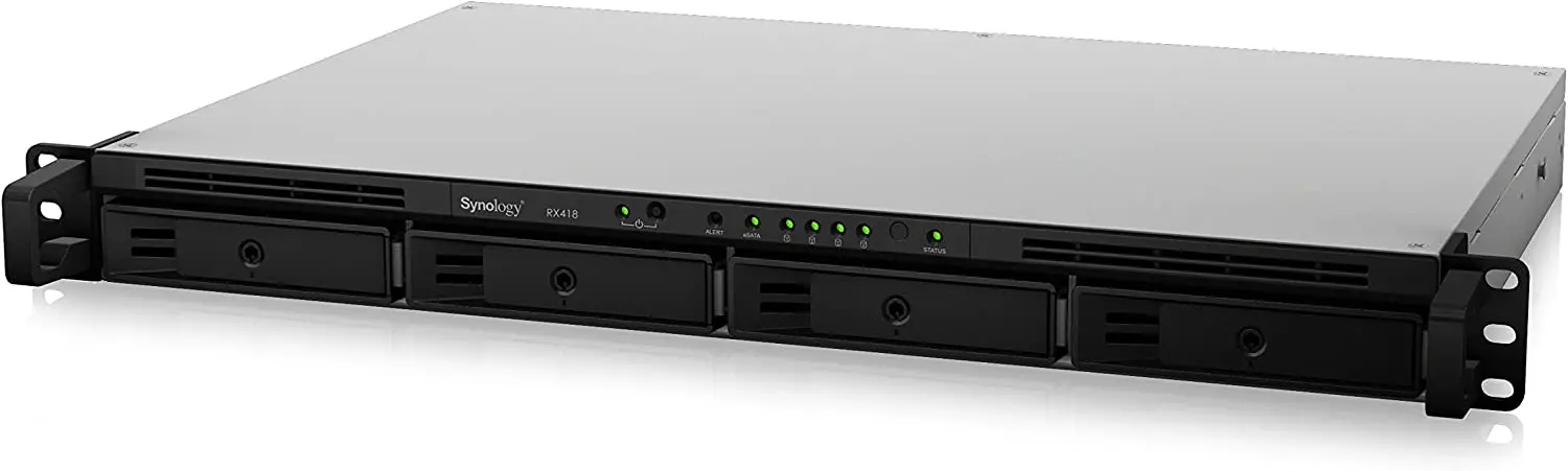 SYNOLOGY INCORPORATED Server RX418 crno-sivi