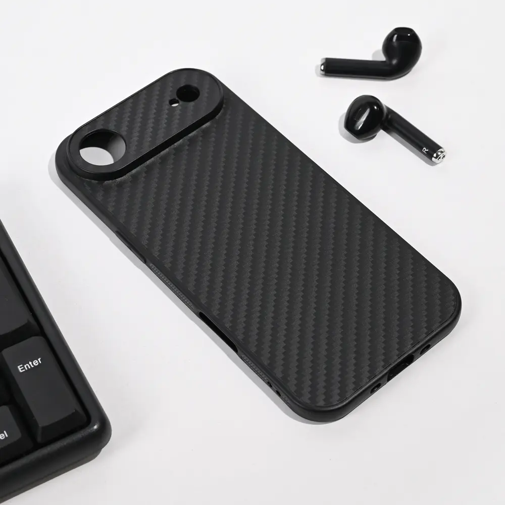 Maska za iPhone 17 Air 6.6 Carbon fiber crna