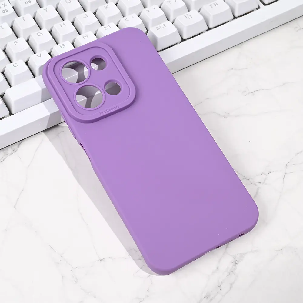 Maska za Xiaomi Redmi 15C 4G 173mm Silikon Pro Camera ljubičasta