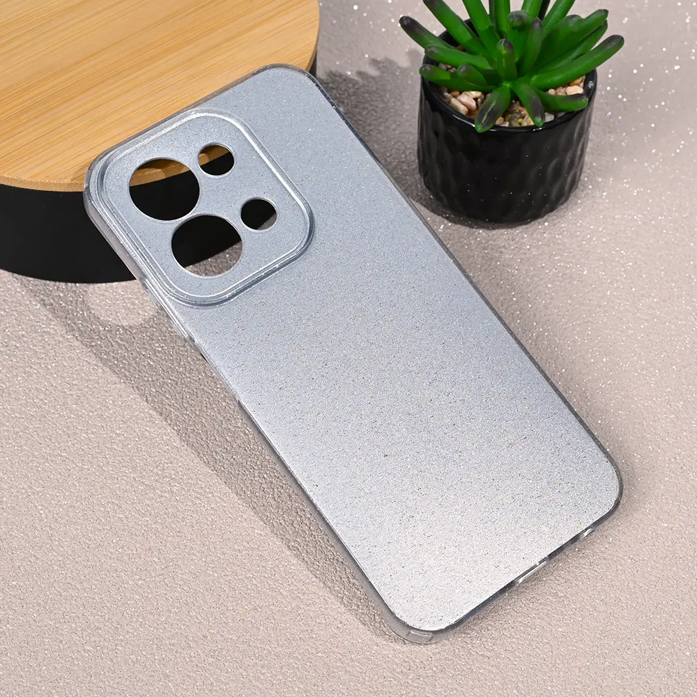 Maska za Xiaomi Redmi 15C 4G 173mm Sparkle Dust srebrna
