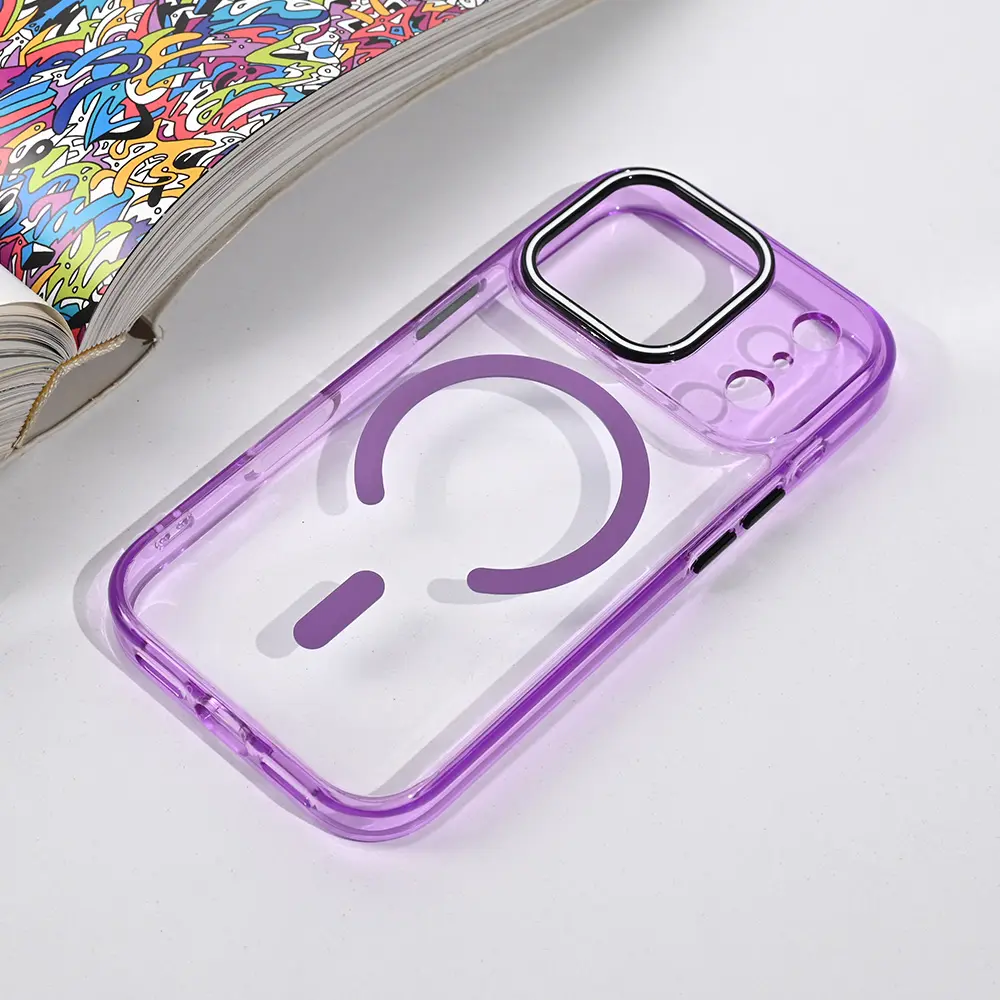 Maska za iPhone 17 Pro 6.3 Magsafe Color Pop ljubičasta