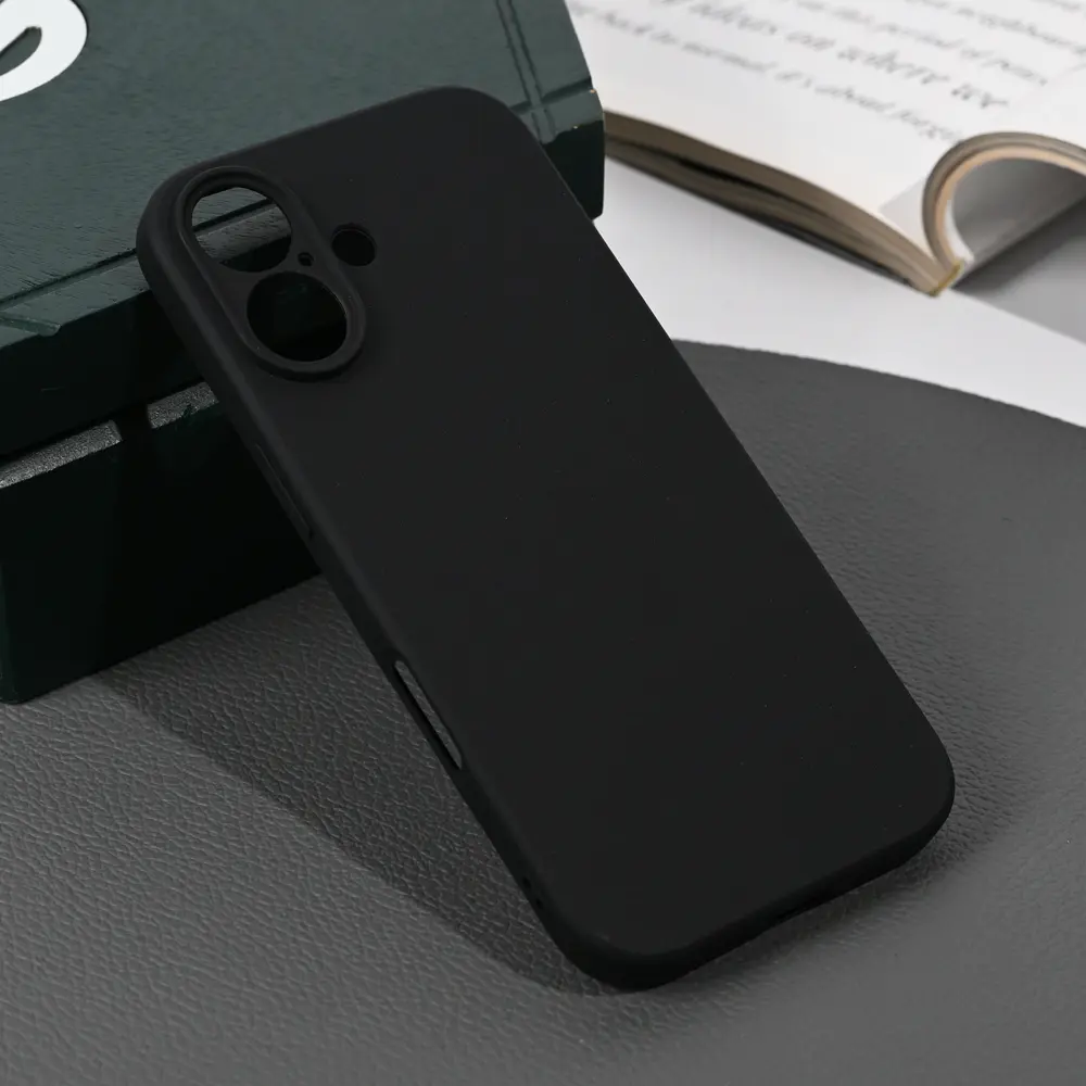 Maska za iPhone 17 6.3 mat silikonska Skin crna
