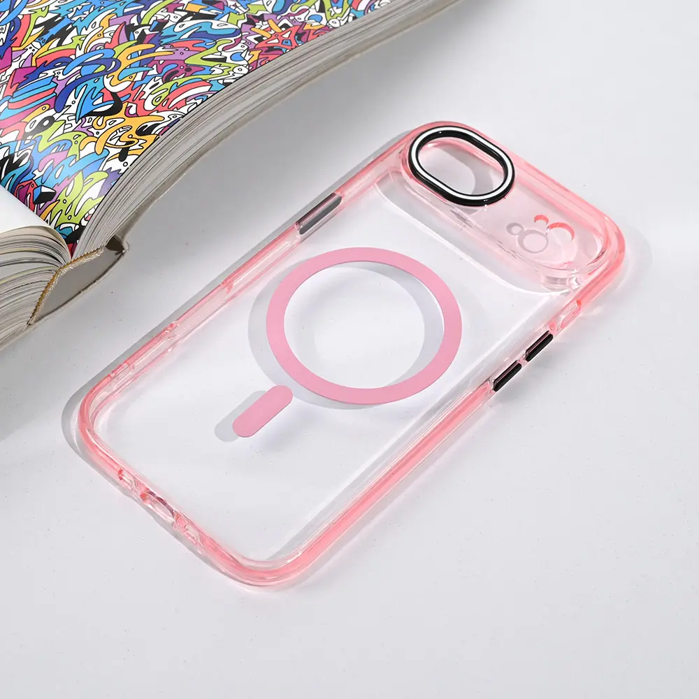 Maska za iPhone 17 Air 6.6 Magsafe Color Pop roze