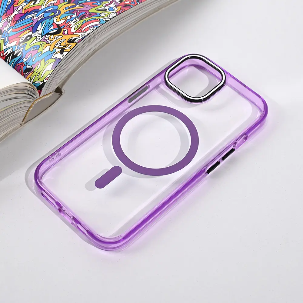 Maska za iPhone 13/14 6.1 Magsafe Color Pop ljubičasta