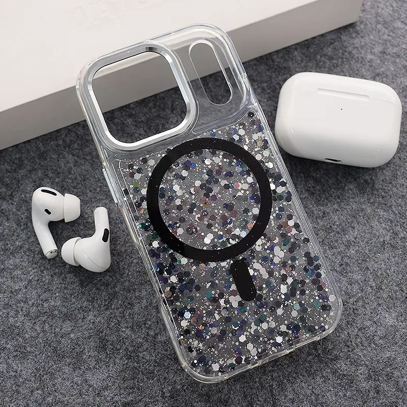 Maska za iPhone 17 Pro Mag Case Glue crna
