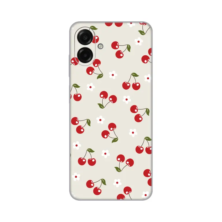 Maska za Samsung Galaxy A07 Cherry and Flowers Silikonska Print