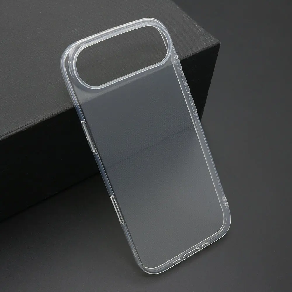 Maska za iPhone 17 AIR (6.6) ULTRA TANKI PROTECT silikon providna (bela)