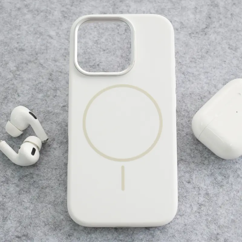 Maska za iPhone 16 Pro Max pearl white Mag Case Nanobit Pure