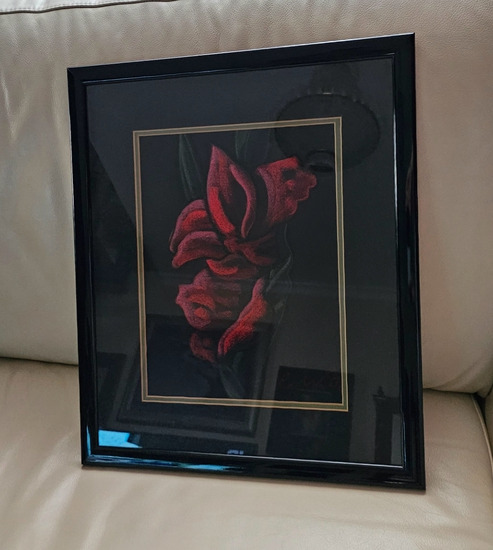 Jelka Nešković Dumović, Pastel - Cveće, rad 90te