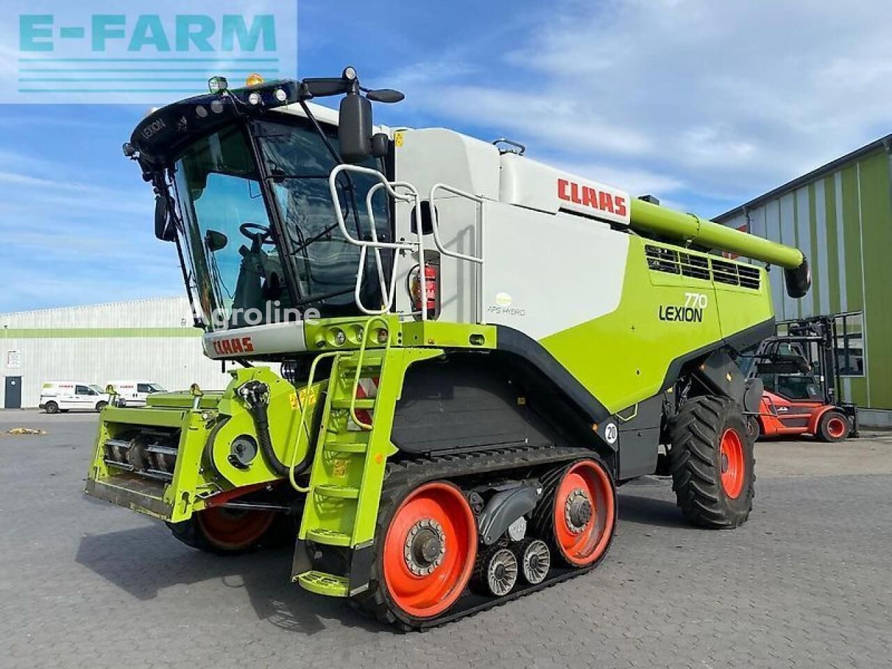 Claas lexion 770 tt + cemos automatic + v1230 kombajn za žito