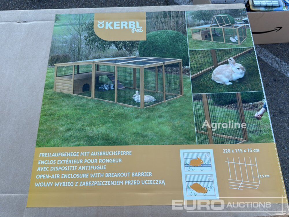 Kerbl kuћitse za zecheve za kuћne љubimtse na otvorenom (3 komada)