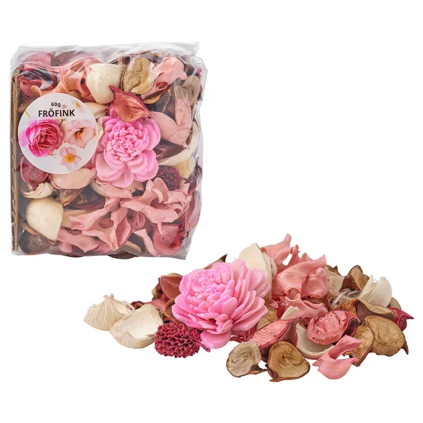 Mirisni potpuri, roze cveće roze, 60 g
