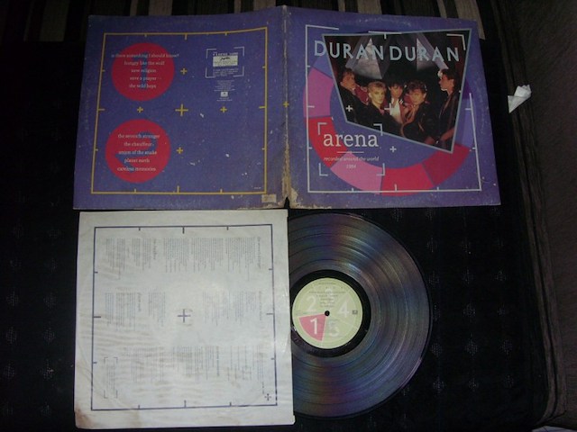 Duran Duran – Arena LP Jugoton 1985. Vg-/nm