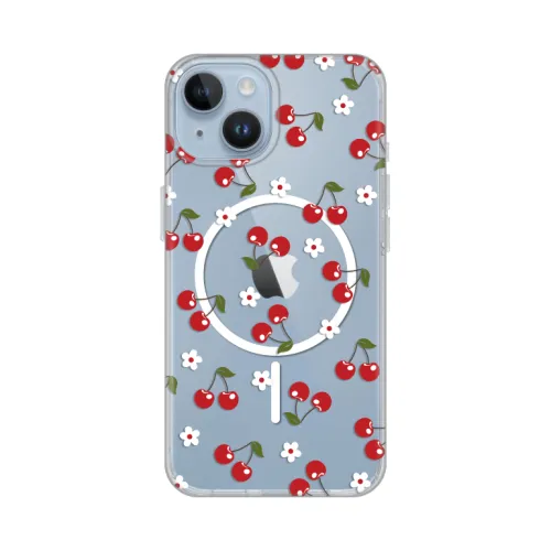 Futrola - maska print Magsafe za iPhone 13/14 6.1 Cute Cherries