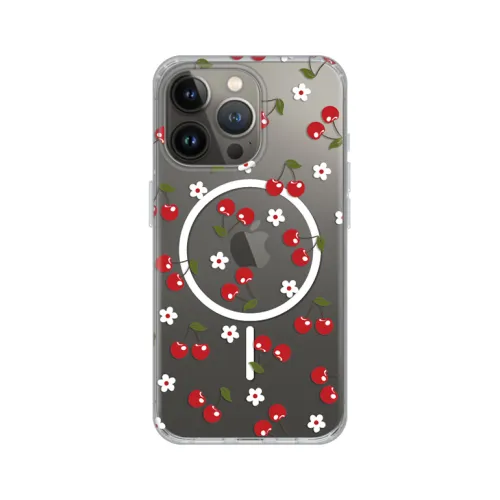 Futrola - maska print Magsafe za iPhone 13 Pro 6.1 Cute Cherries