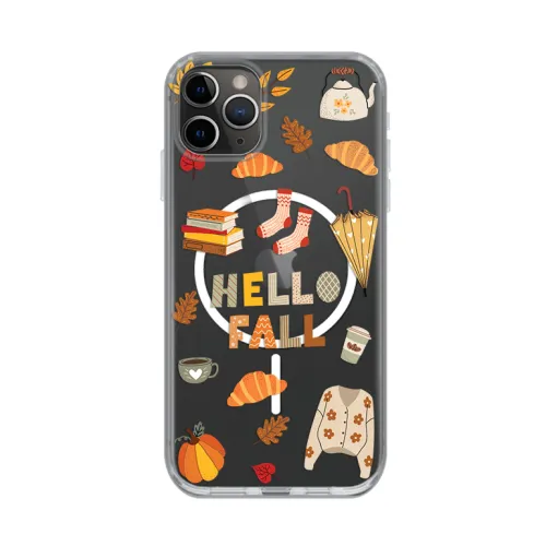 Futrola - maska print Magsafe za iPhone 11 Pro Max 6.5 Hello Fall
