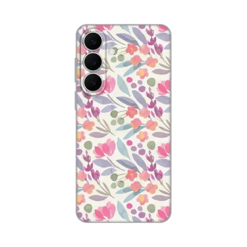 Silikonska futrola - maska print za Samsung S731B Galaxy S25 Fe Watercolor Flowers