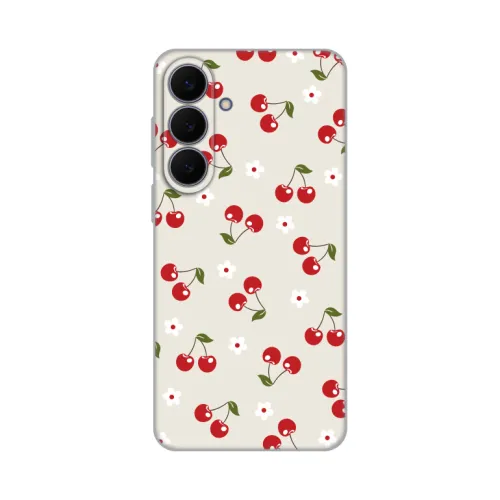 Silikonska futrola - maska print za Samsung S731B Galaxy S25 Fe Cherry and Flowers