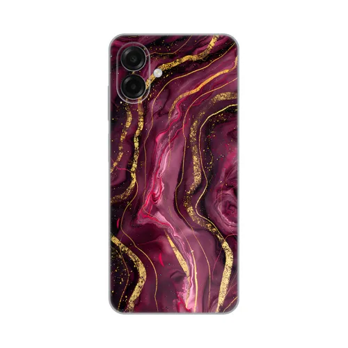Silikonska futrola - maska print za Samsung A075F Galaxy A07 Burgundy