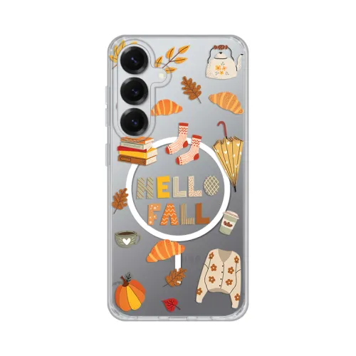Futrola - maska print Magsafe za Samsung S931 Galaxy S25 Hello Fall