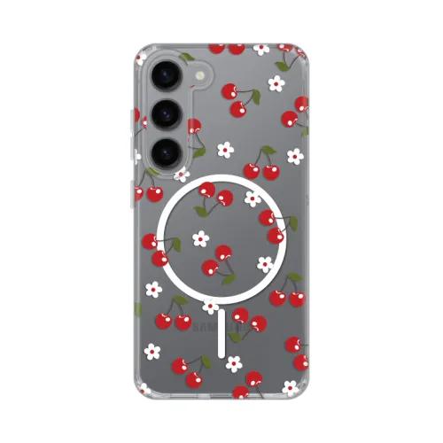 Futrola - maska print Magsafe za Samsung S911B Galaxy S23 Cute Cherries