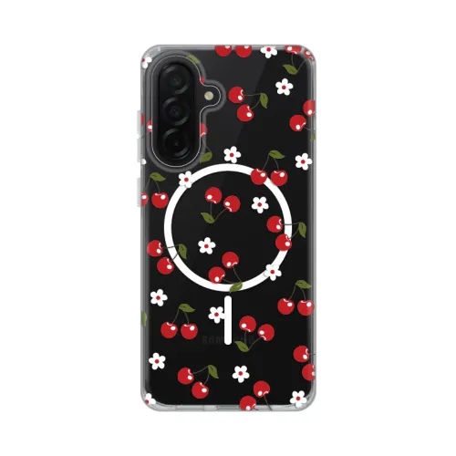 Futrola - maska print Magsafe za Samsung A266 Galaxy A26 5G Cute Cherries