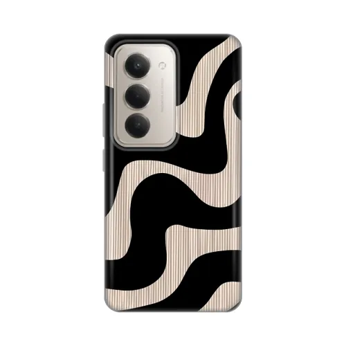 Silikonska futrola - maska print Skin za Xiaomi Redmi 15 4G Black Flow