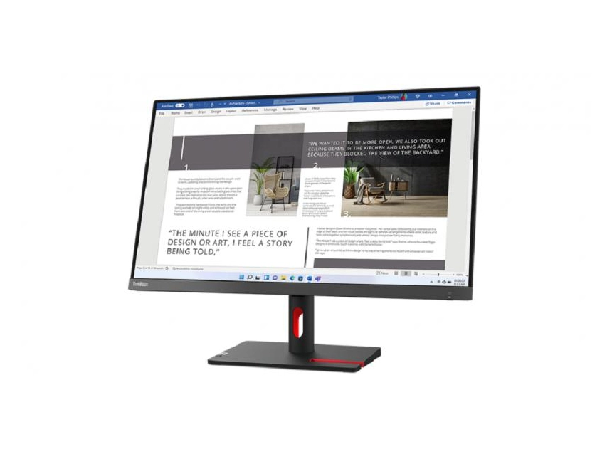Monitor LENOVO ThinkVision S27i-30 27"/IPS/1920x1080/100Hz/4ms/2x HDMI,1x VGA /crna