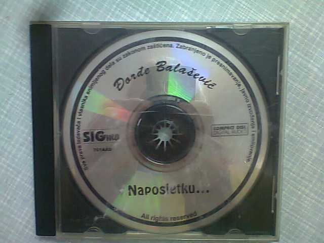 cd Djordje Balasevic - Naposletku