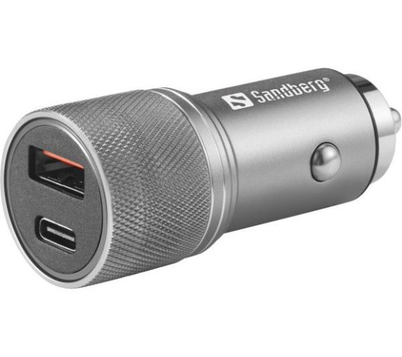 USB auto punjač Sandberg USB/USB-C 48W 441-50