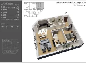 Prodaja Stan - Beograd, Zvezdara: Cvetkova pijaca - Gradska bolnica