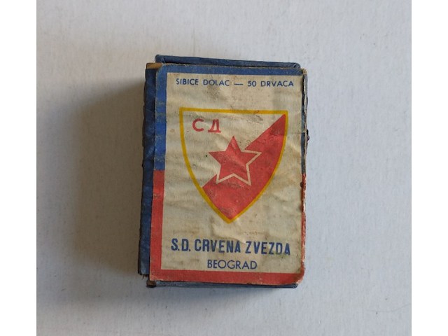 kutija od šibica Drava SD CRVENA ZVEZDA Jugoslavija