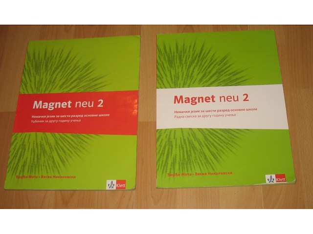 6. MAGNET NEU 2 KLET  UDZBENIK + RADNA SVESKA