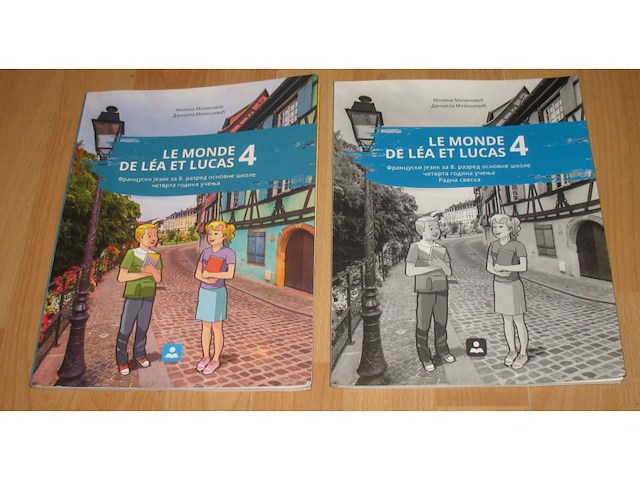 8. LE MONDE DE LEA ET LUCAS 4 UDZBENIK + RADNA ZAVOD