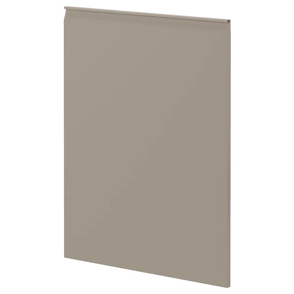 1 front za mašinu za suđe, Upplöv tamnobež, mat, 60 cm