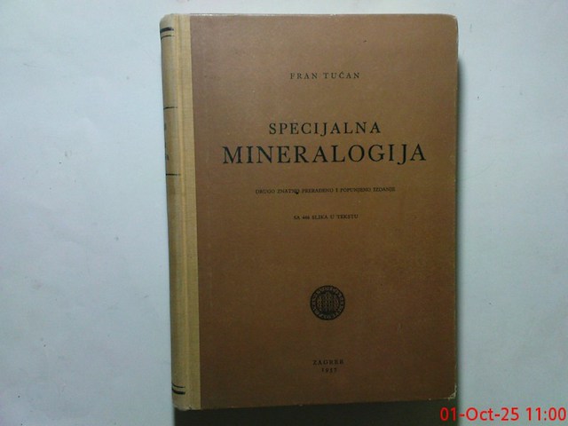 FRAN TUCAN - SPECIJALNA MINERALOGIJA