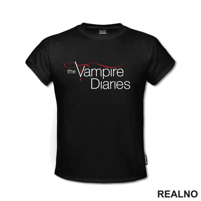 THE VAMPIRE DIARIES - LOGO - MAJICA