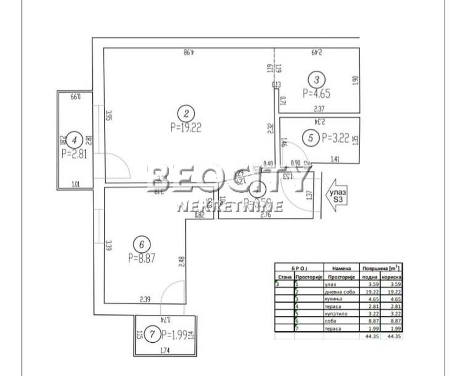 Novi Sad, Lipov Gaj, Milana Konjovica, 1.5, 45m2, 78000EUR