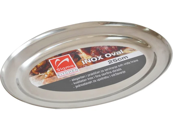 Sigma Inox oval 25 cm PL-OV25