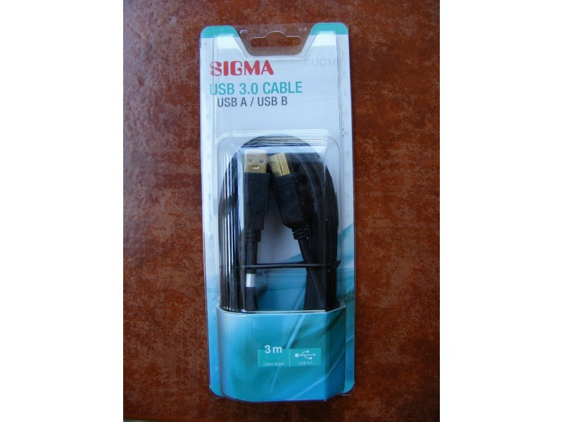 USB 3.0 kabl 3m USB A / USB B