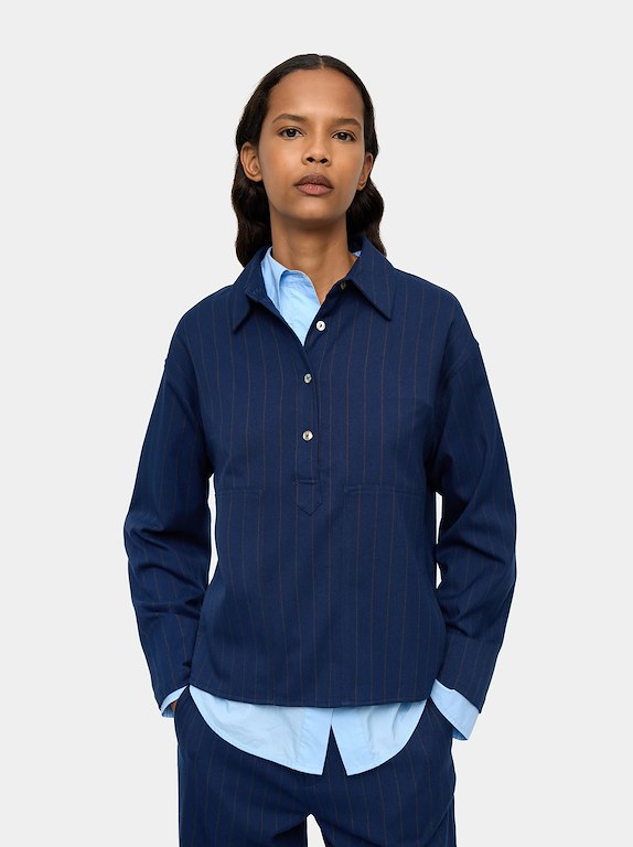 SHIRT WITH PINSTRIPE