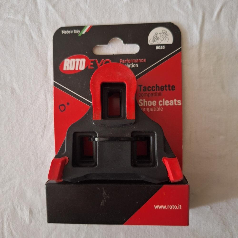 Pločice za Shimano SPD-SL, crvene, 0", Italija