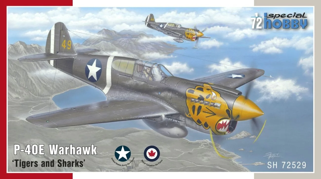 SPECIAL HOBBY 1/72 P-40E Warhawk ‘Tigers and Sharks’
