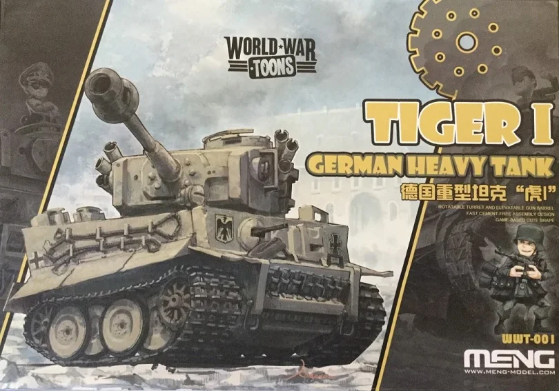 MENG World War Toons Tiger I German Heavy Tank